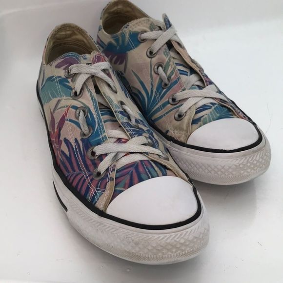 Converse | Shoes | Converse Size 95 Women 75 Men Tropical Print With ...